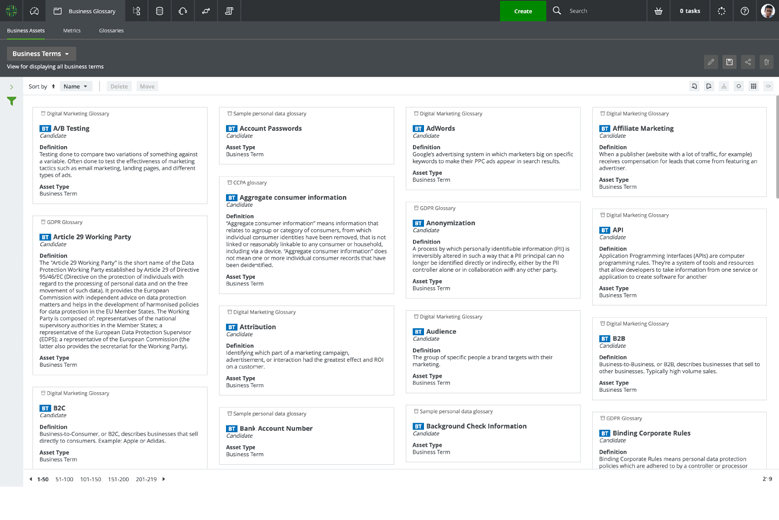 Collibra Data Governance DBMS Tools